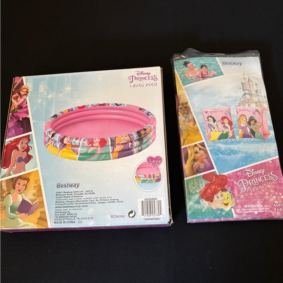 Bestway | Other | Disney Princess 3 Ring Inflatable Swimming Pool ...